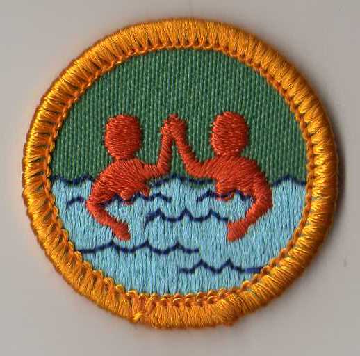 Swimming, Junior Girl Scout Badge – Spacegirl Creations & Scout Supply