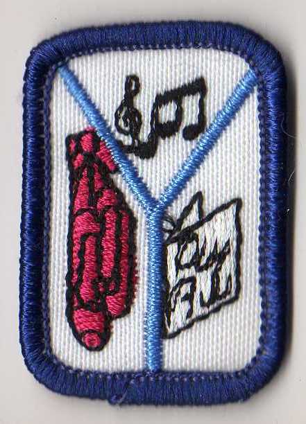 Performing Arts, Cadette Girl Scout Interest Project Patch IPP IPA ...