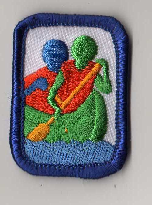 Paddle Poll & Roll, Cadette Girl Scout Interest Project Patch IPP IPA ...